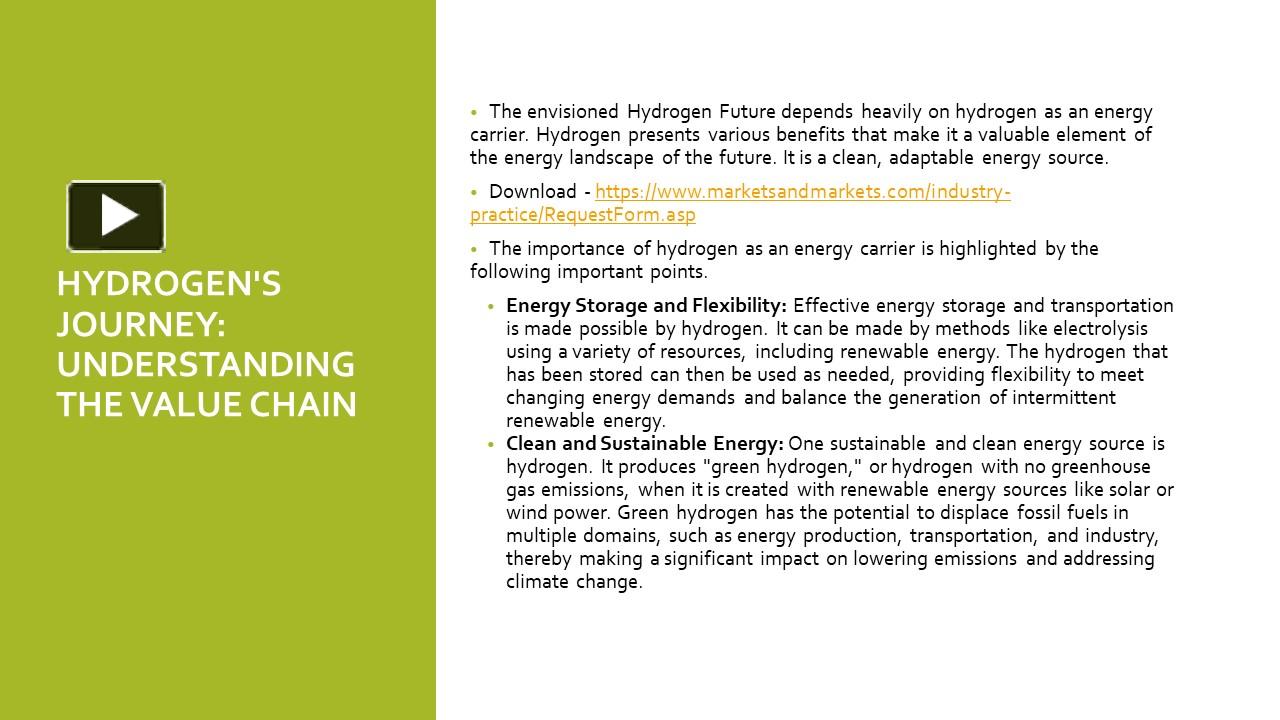 PPT – Hydrogen's Journey: Understanding the Value Chain PowerPoint presentation | free to ...