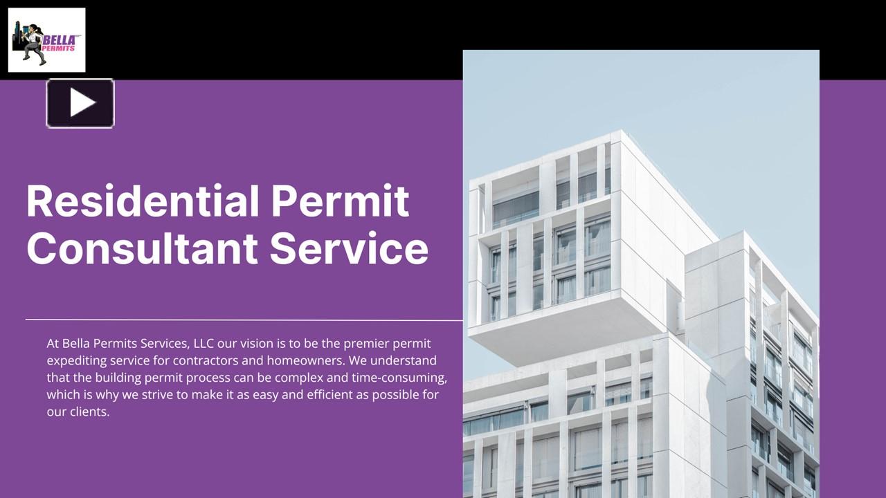PPT – Residential Permit Consultant Service PowerPoint presentation | free to download - id ...
