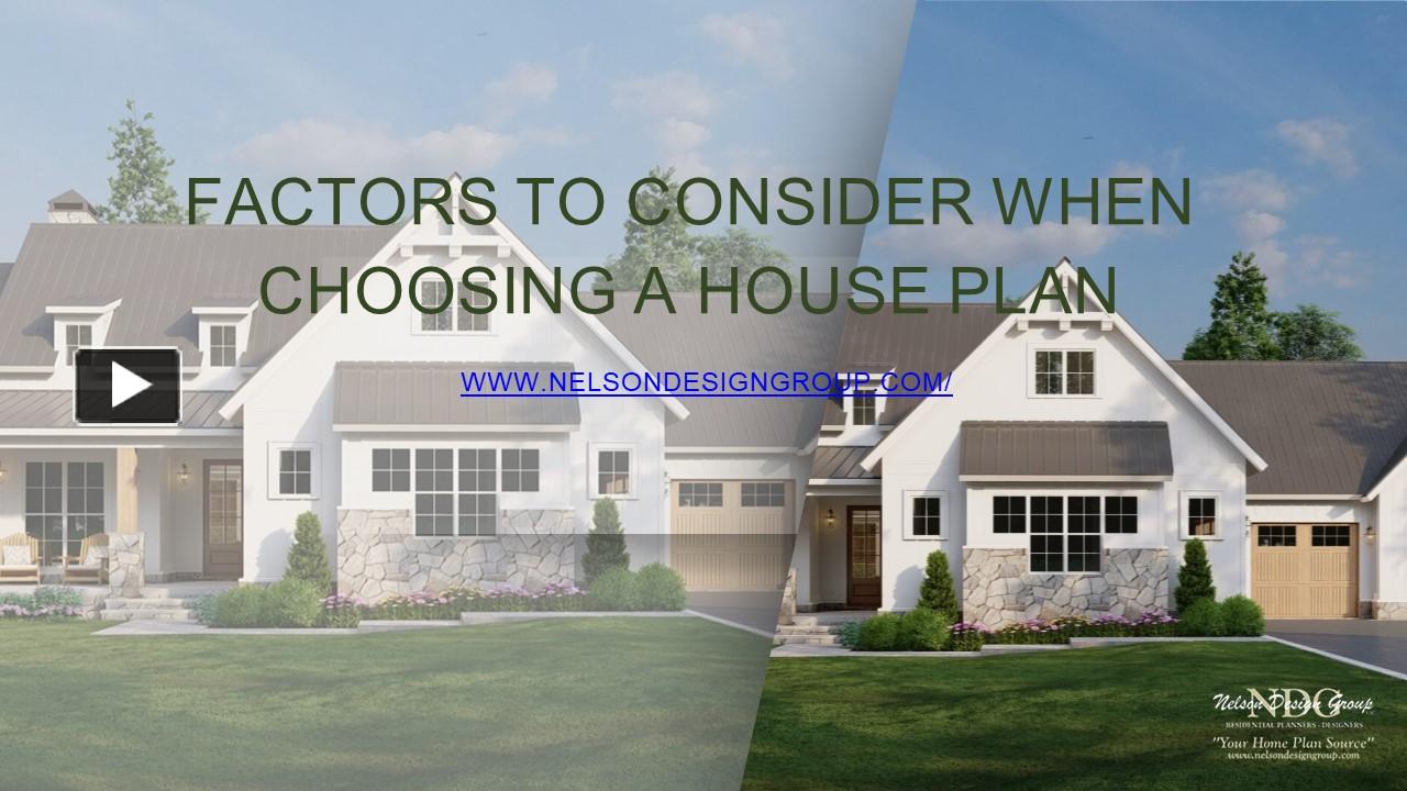 PPT – 5 Key Factors to Consider When Choosing the Perfect House Plan PowerPoint presentation ...