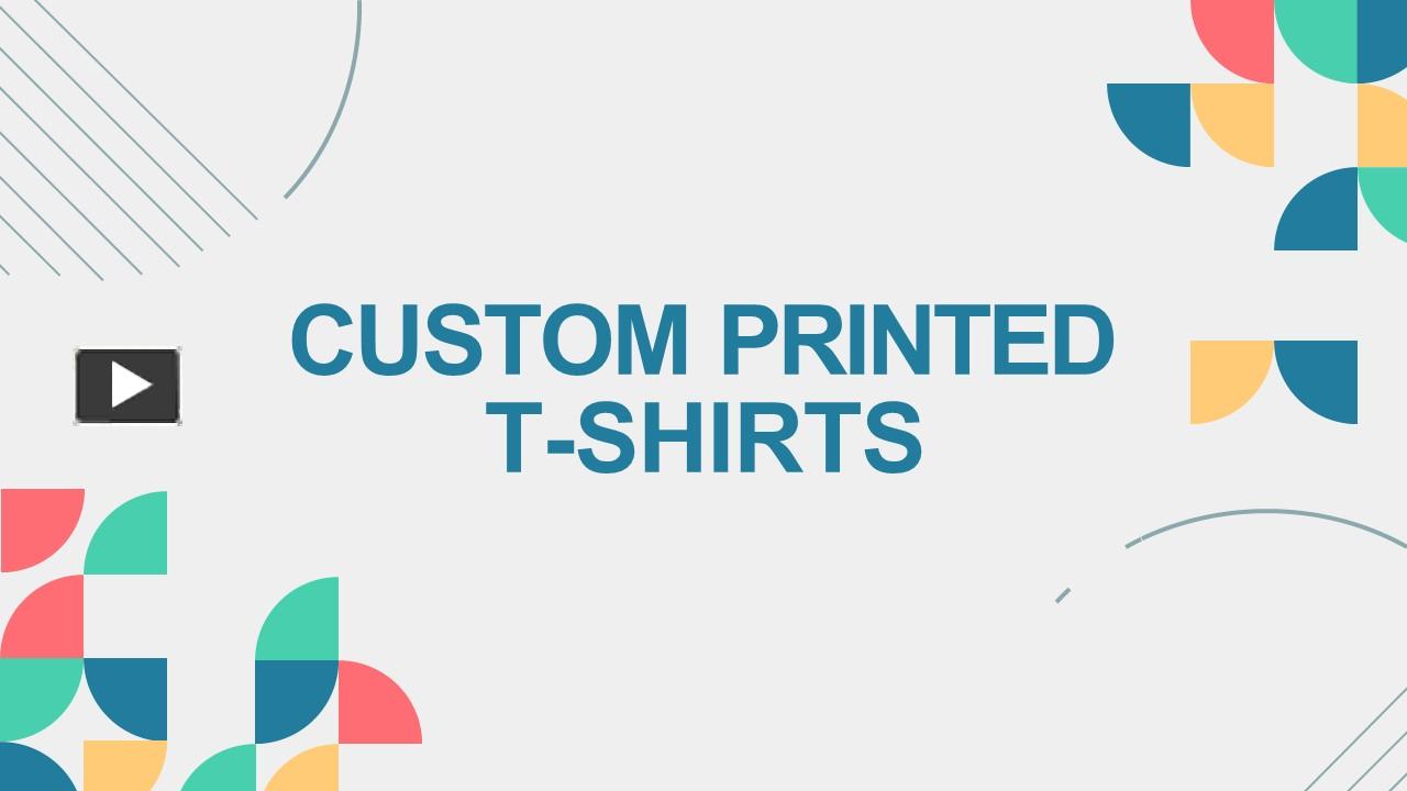 PPT – Custom Printed T-Shirts | Trinity Graphics - Design Your Own ...