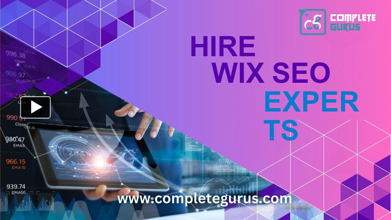 PPT – Why should I bring in a Wix expert? PowerPoint presentation | free to download - id ...