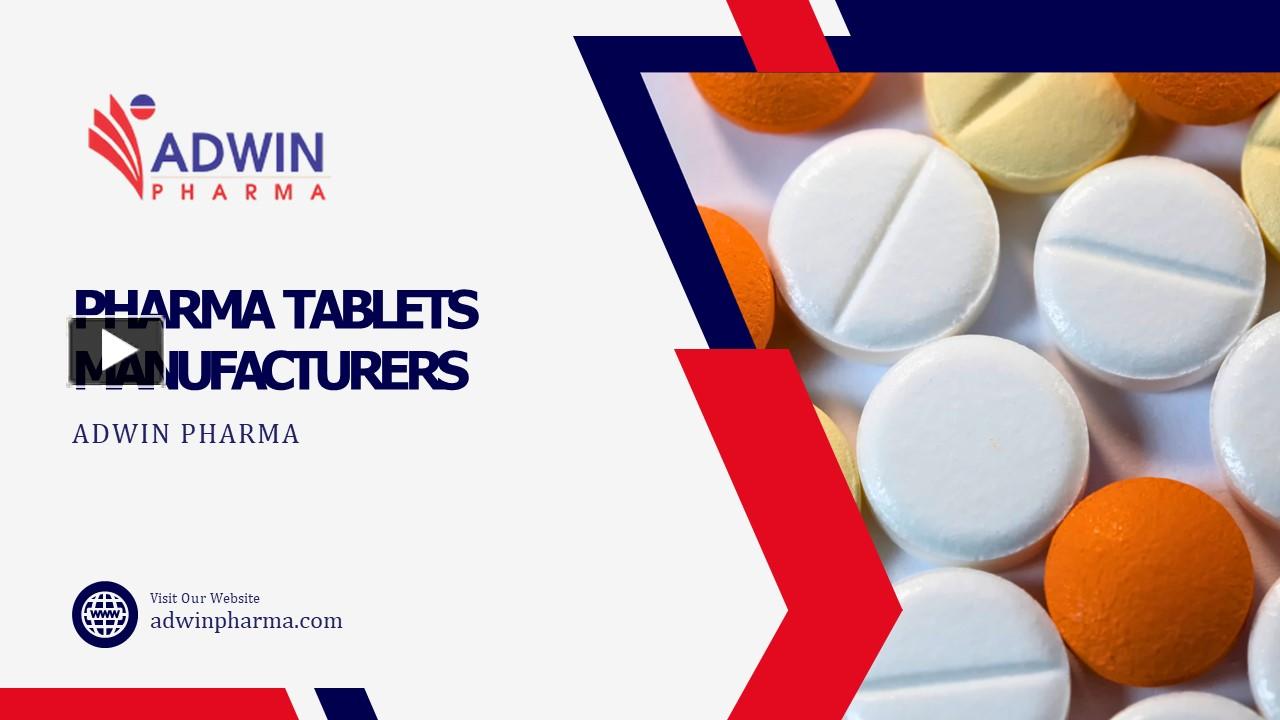 PPT – Best Pharma Tablets Manufacturers in India PowerPoint presentation | free to download - id ...