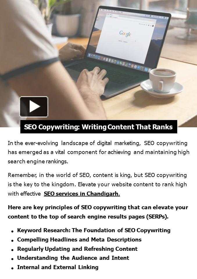 PPT – SEO Copywriting: Writing Content That Ranks PowerPoint presentation | free to download ...