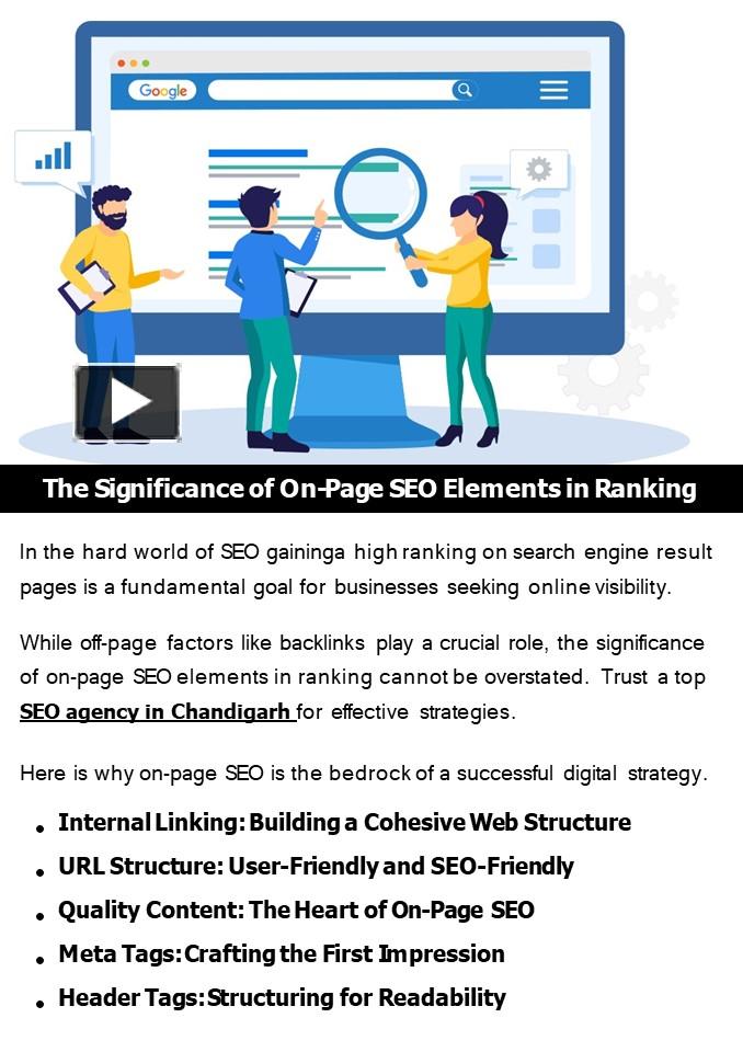 PPT – The Significance of On-Page SEO Elements in Ranking PowerPoint presentation | free to ...
