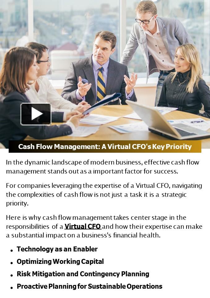 PPT – Cash Flow Management: A Virtual CFO's Key Priority PowerPoint presentation | free to ...