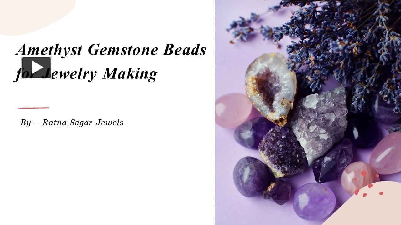 PPT – Amethyst Gemstone Beads for Jewelry Making (1) PowerPoint presentation | free to download ...