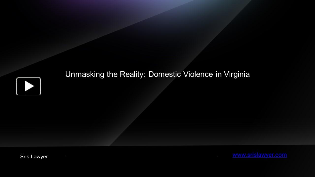 PPT – Unmasking the Reality: Domestic Violence in Virginia PowerPoint presentation | free to ...