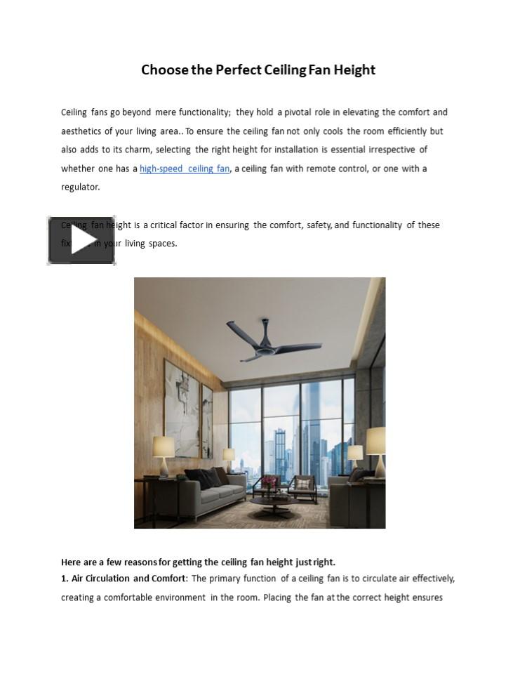 PPT – Why Fans & Wall Clocks gain importance in Home Décor - Orpat Group (1) PowerPoint ...