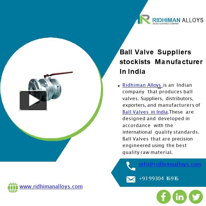 PPT – Ball Valve | One Piece Ball Valve| Fully Welded Ball Valve| Wafer Type Ball Valve ...