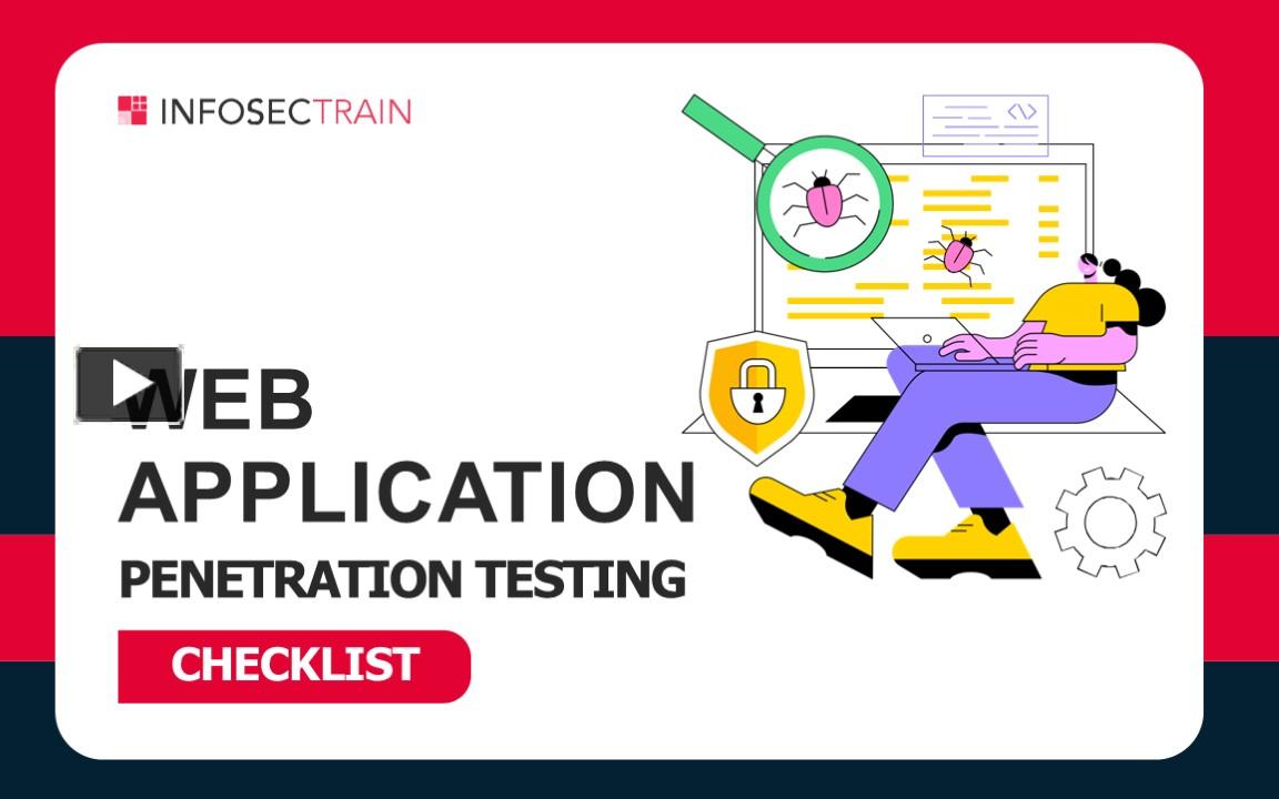 Ppt Web Application Penetration Testing Checklist Powerpoint