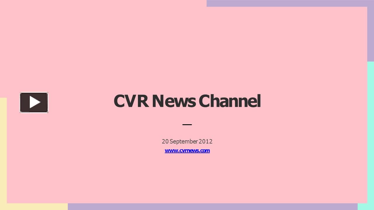 PPT – Cvr News Channel PowerPoint presentation | free to download - id: 981d2c-YzE3N