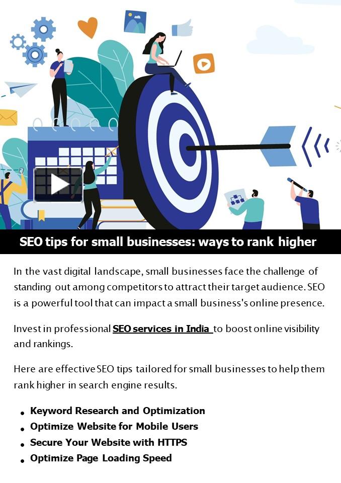 PPT – SEO tips for small businesses: ways to rank higher PowerPoint presentation | free to ...