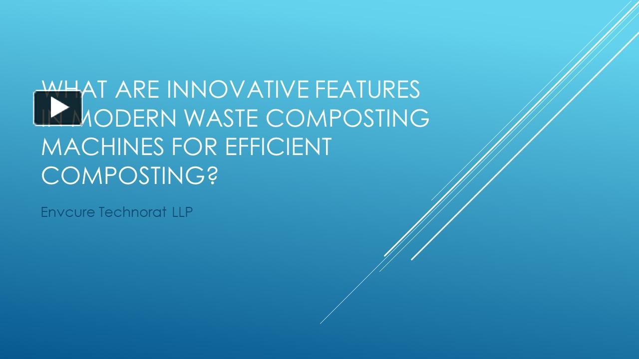 What Are Innovative Features in Modern Waste Composting Machines for Efficient Composting ...
