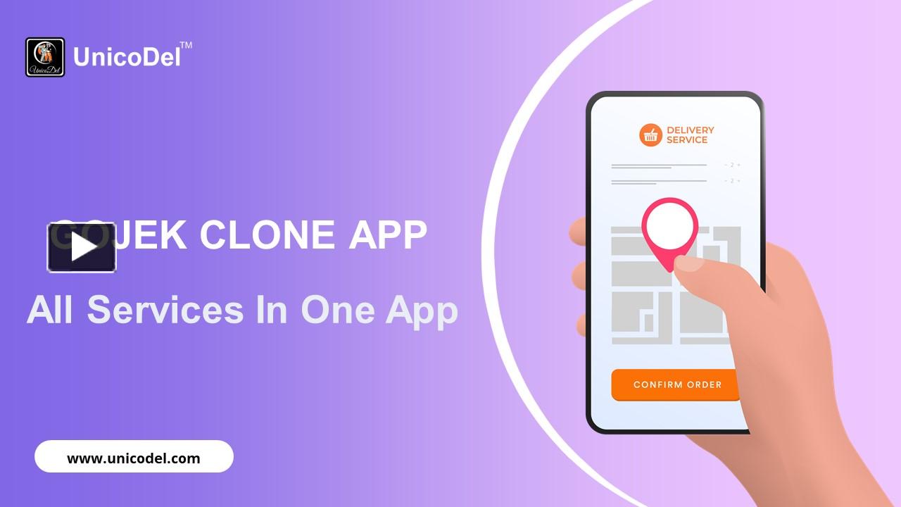 One Super Gojek Clone App for All Services presentation | free to download