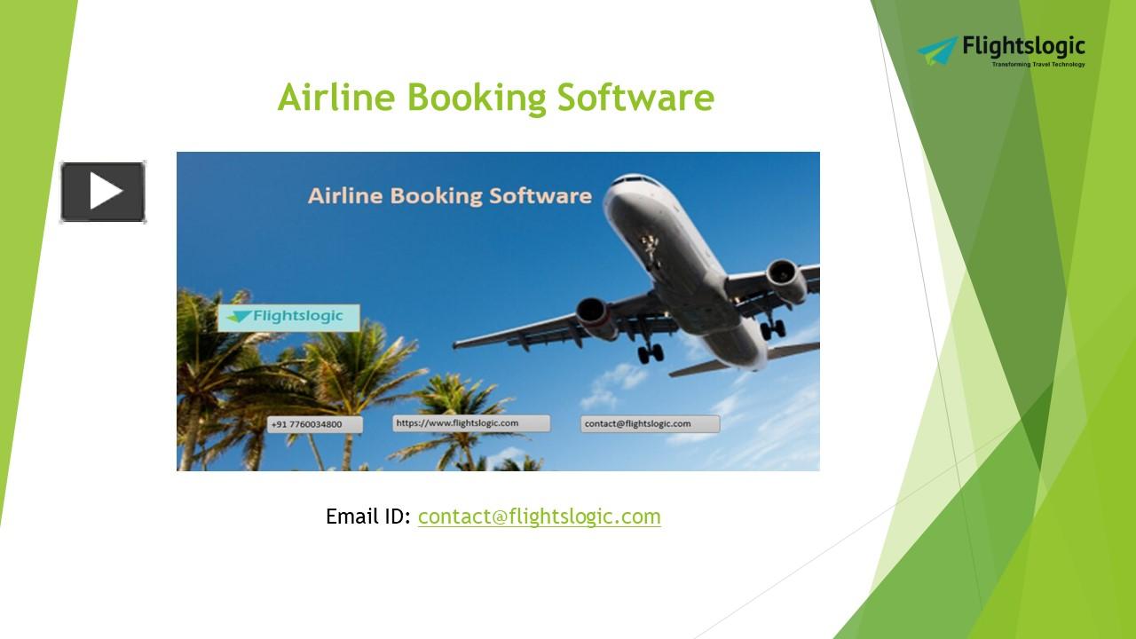 PPT – Airline Booking Software PowerPoint presentation | free to download - id: 981ed1-MDRlM