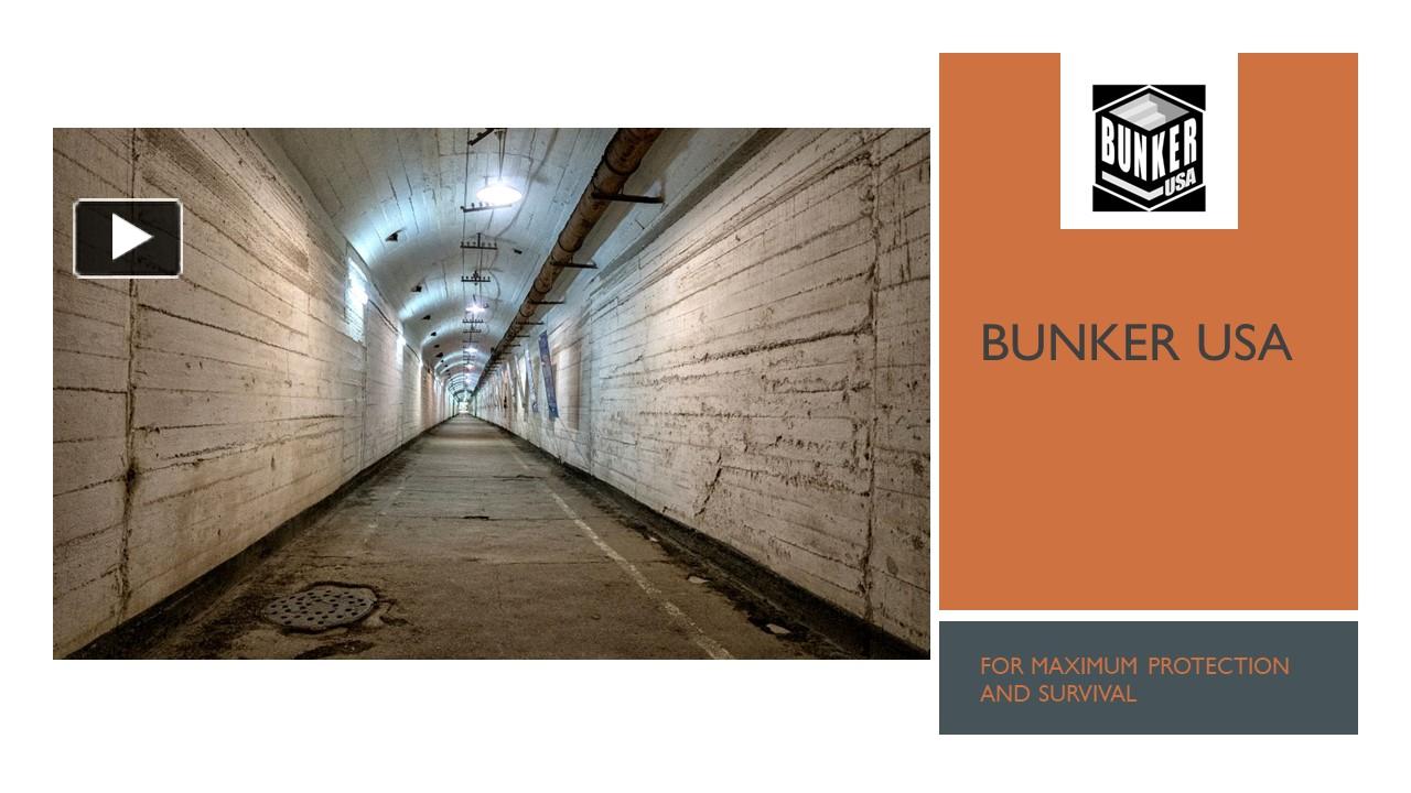 Hire Bunker USA to Get Undefeated Survival Bunker presentation | free to download