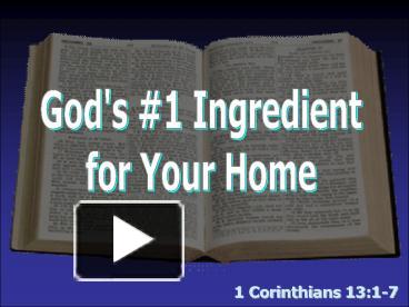 PPT – 1 Corinthians 13:17 PowerPoint presentation | free to view - id ...