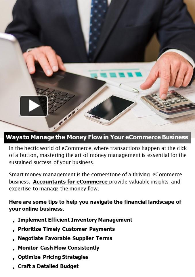 PPT – Ways to Manage the Money Flow in Your eCommerce Business ...