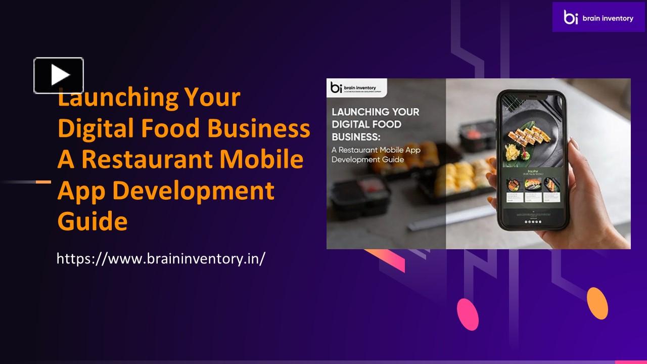 Launching Your Digital Food Business A Restaurant Mobile App ...