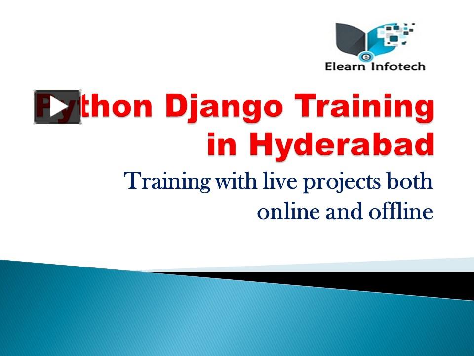 Ppt Python Django Training In Hyderabad Powerpoint Presentation