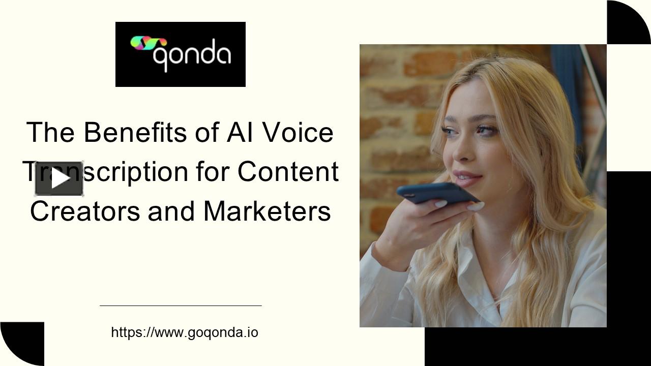 The Benefits of AI Voice Transcription for Content Creators and ...