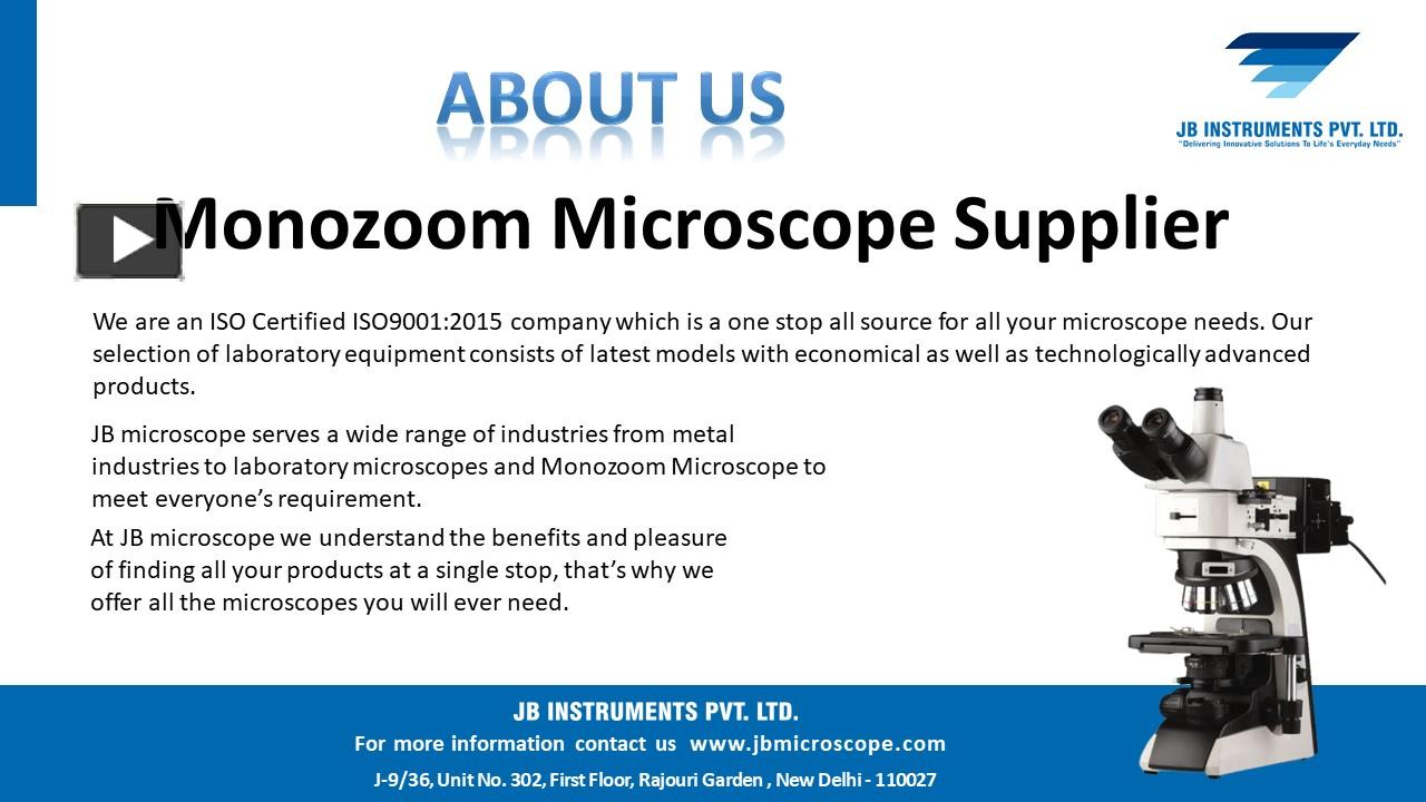 PPT – Monozoom Microscope (1) PowerPoint presentation | free to download - id: 982afc-ZWQwN