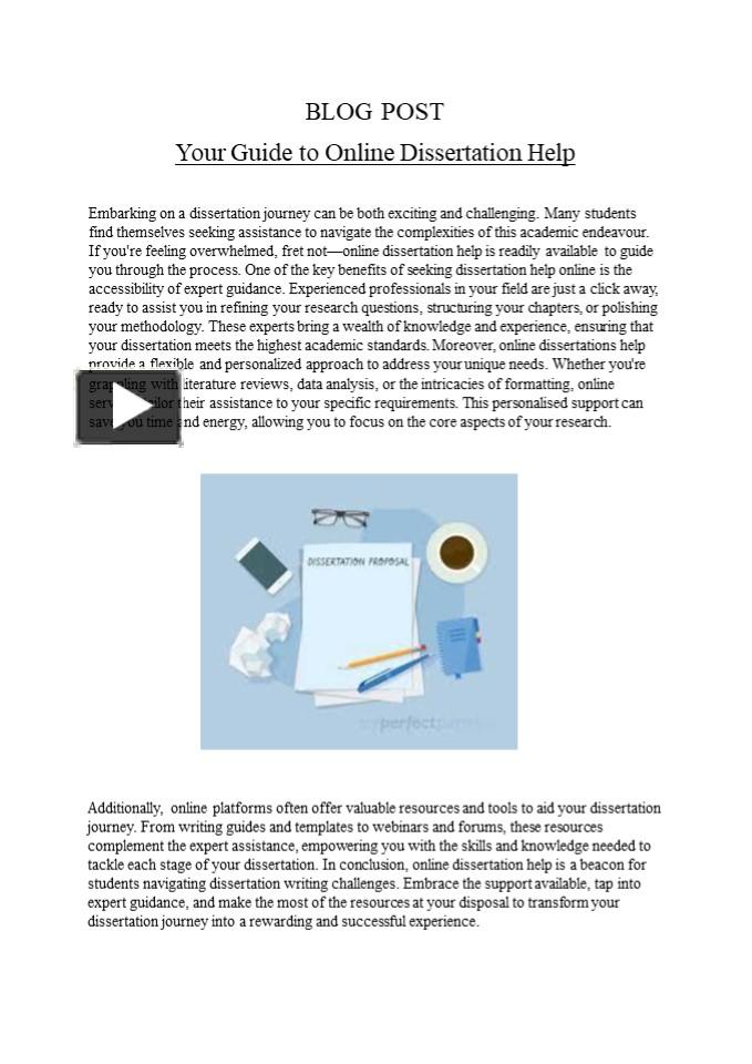 dissertation presentation | free to download