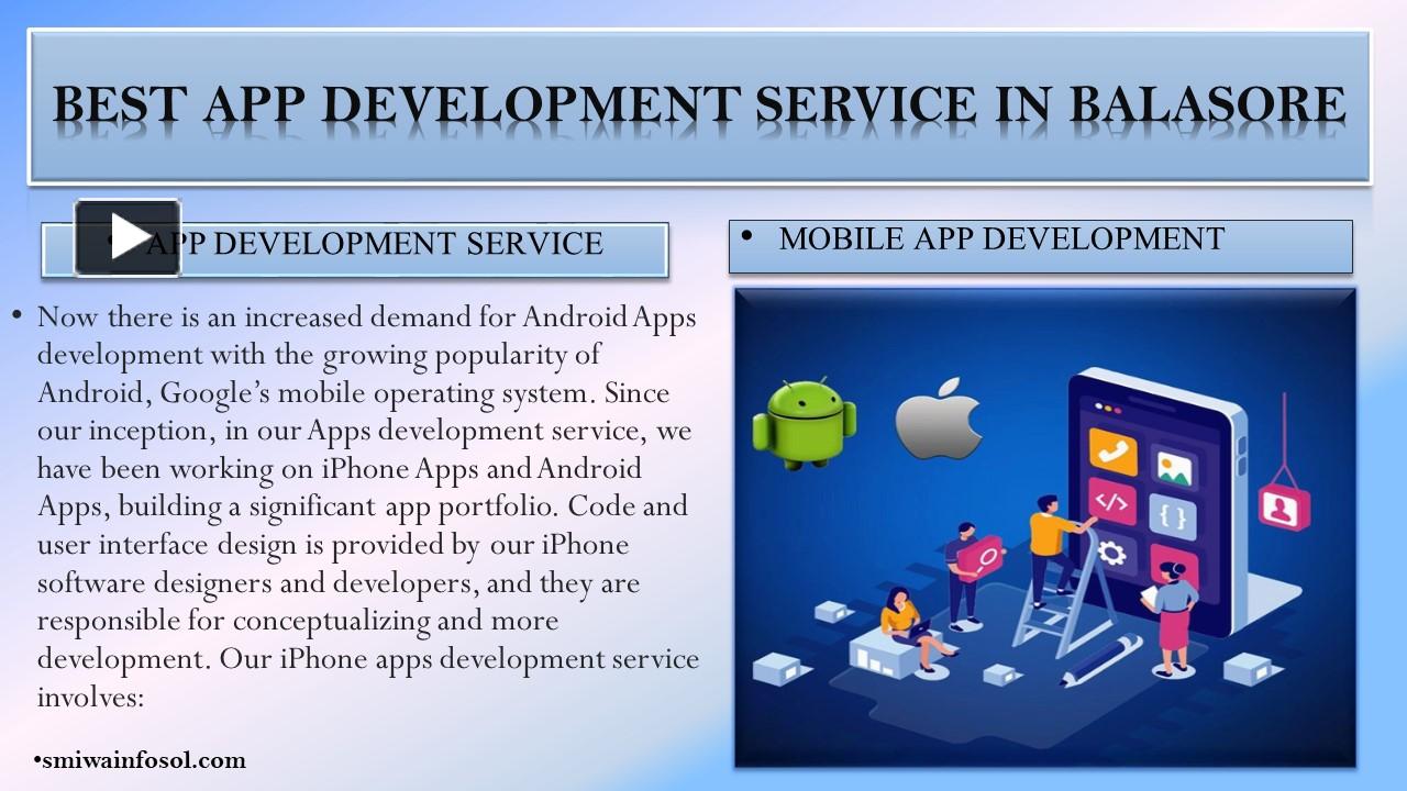 Ppt Best Mobile App Development Agency In Balasore Smiwa Infosol