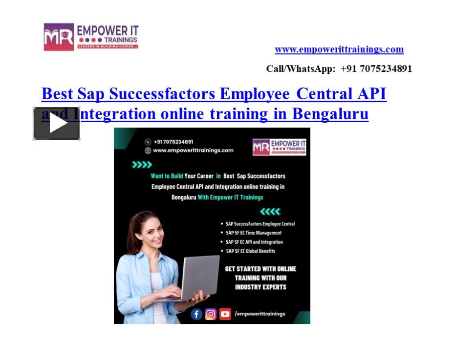 PPT – Sap Successfactors Employee Central API and Integration online training in Bengaluru ...