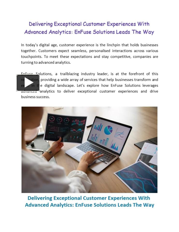 PPT – Delivering Exceptional Customer Experiences With Advanced Analytics: EnFuse Solutions ...