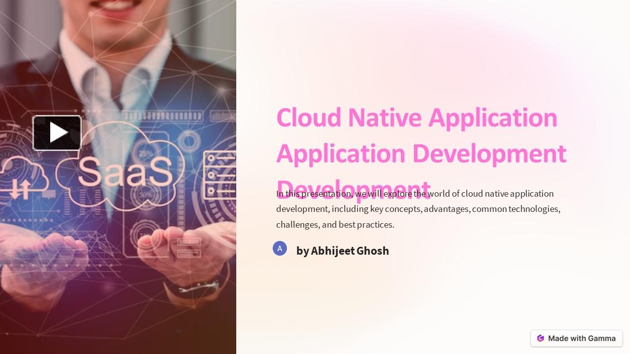 PPT – Navigating Cloud-Native Application Development Trends PowerPoint presentation | free to ...
