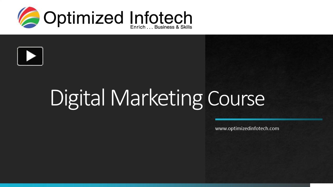 PPT – Digital Marketing Courses in Pimpri Chinchwad | Optimized Infotech (1) PowerPoint ...