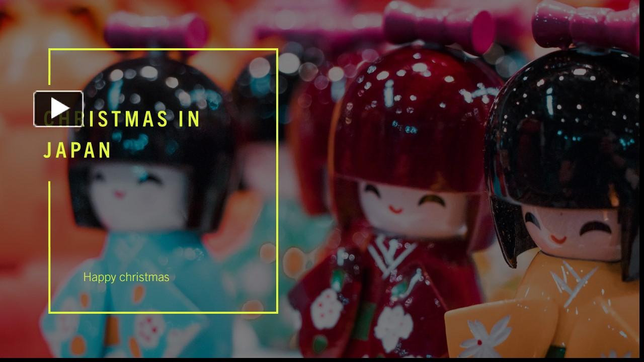 Christmas Japan presentation | free to download