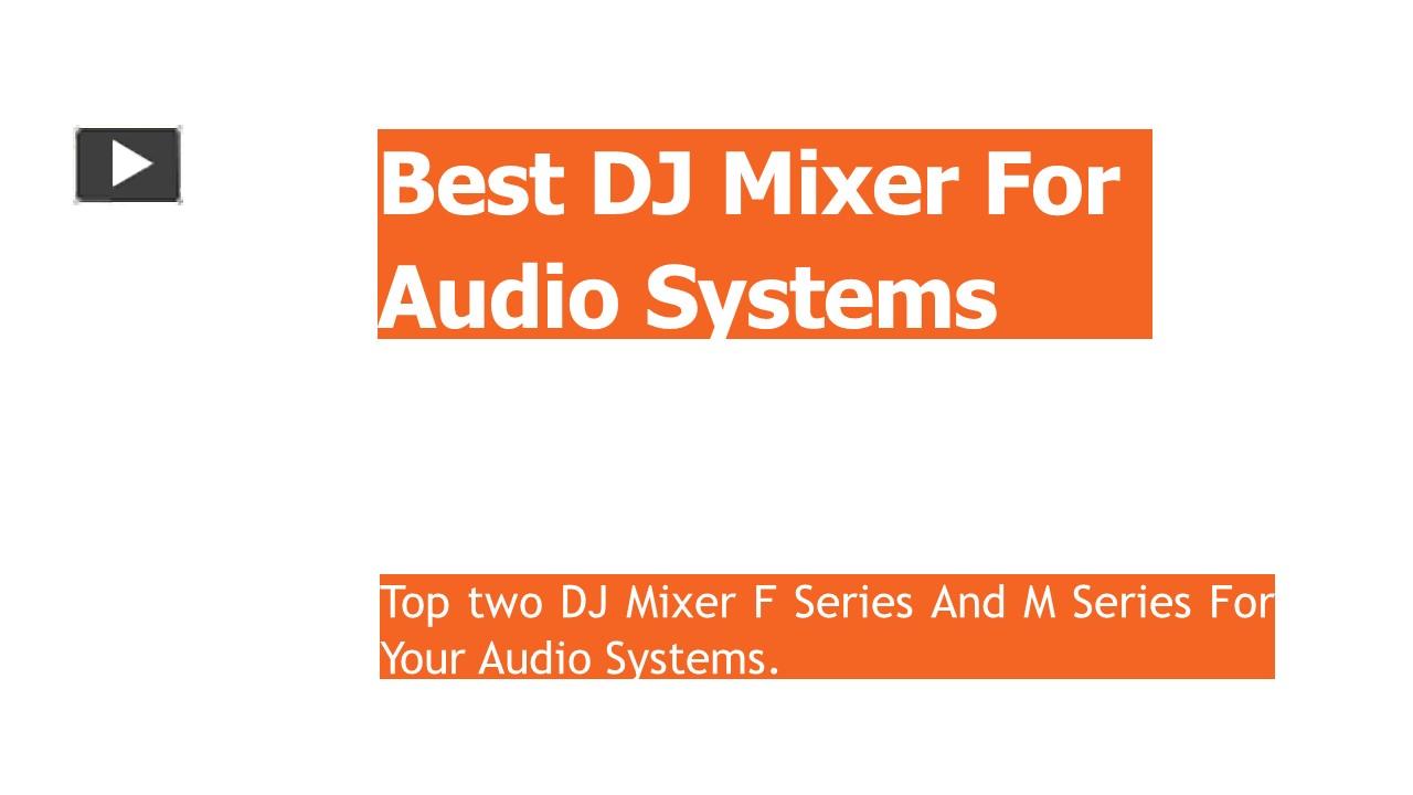 PPT – Buy Best DJ Mixer For Audio System (1) PowerPoint presentation | free to download - id ...