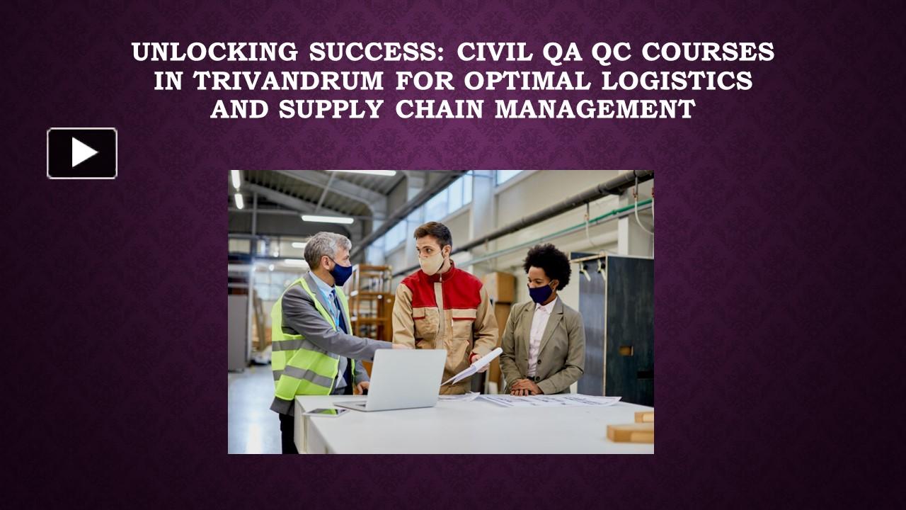 Ppt Civil Qa Qc Courses In Trivandrum 1 Powerpoint Presentation Free To Download Id