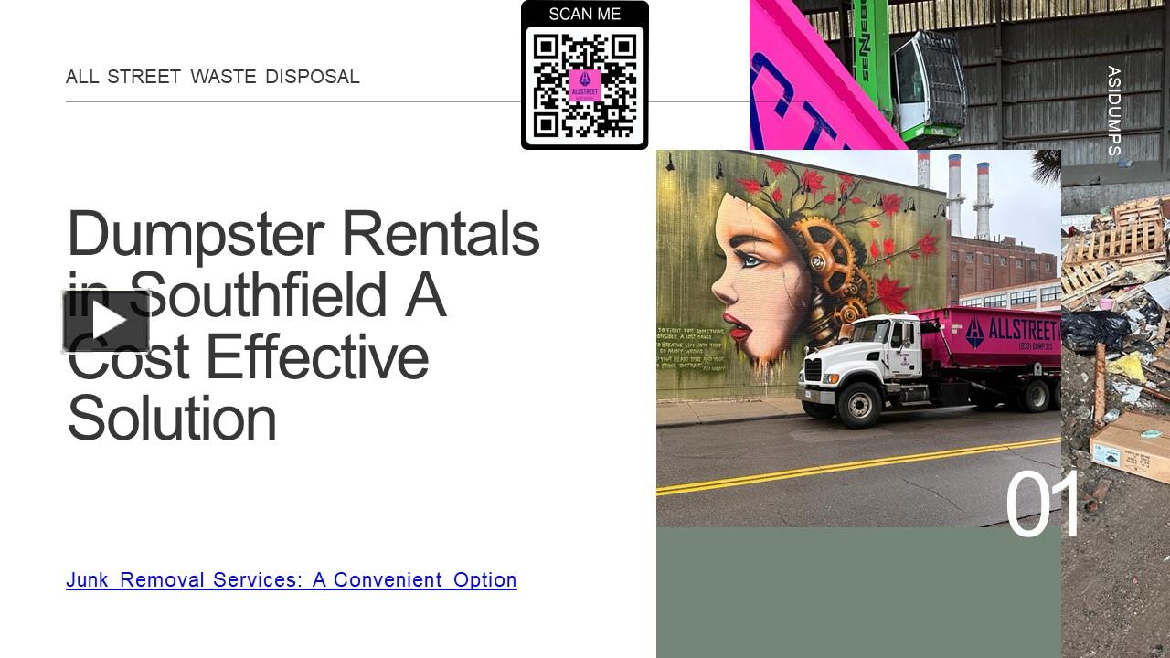 PPT – Cost-Effective Dumpster Rentals for Waste Management in Southfield PowerPoint presentation ...