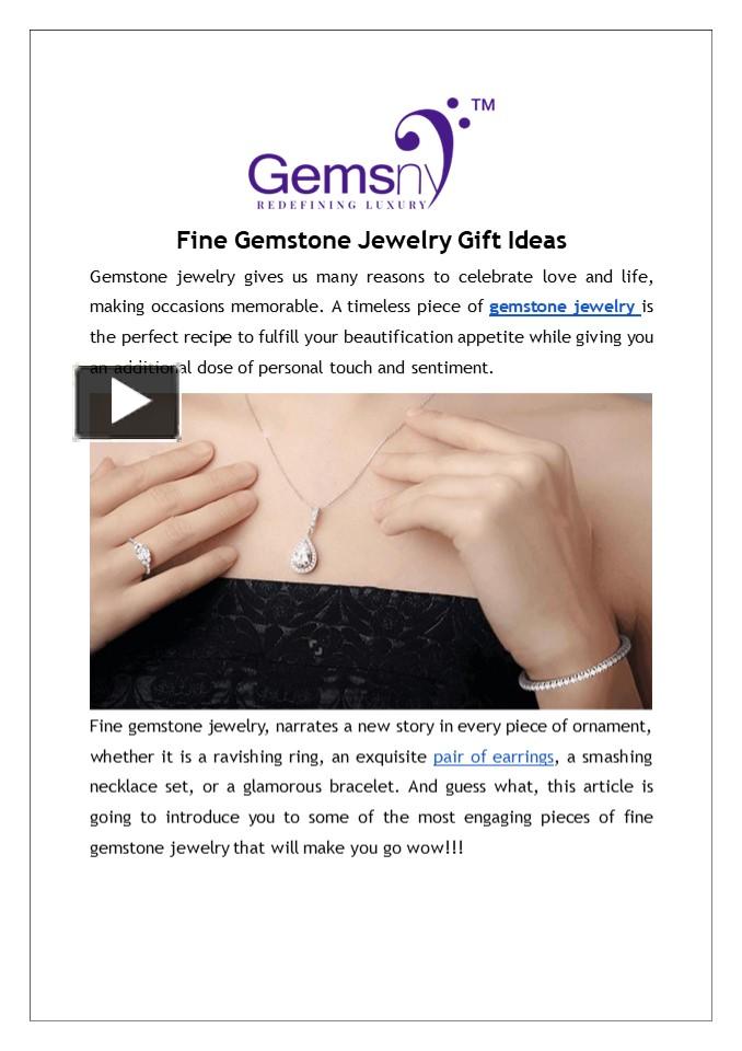 PPT – Christmas Gemstone Jewelry Gifts - Surprise Your Partner PowerPoint presentation | free to ...