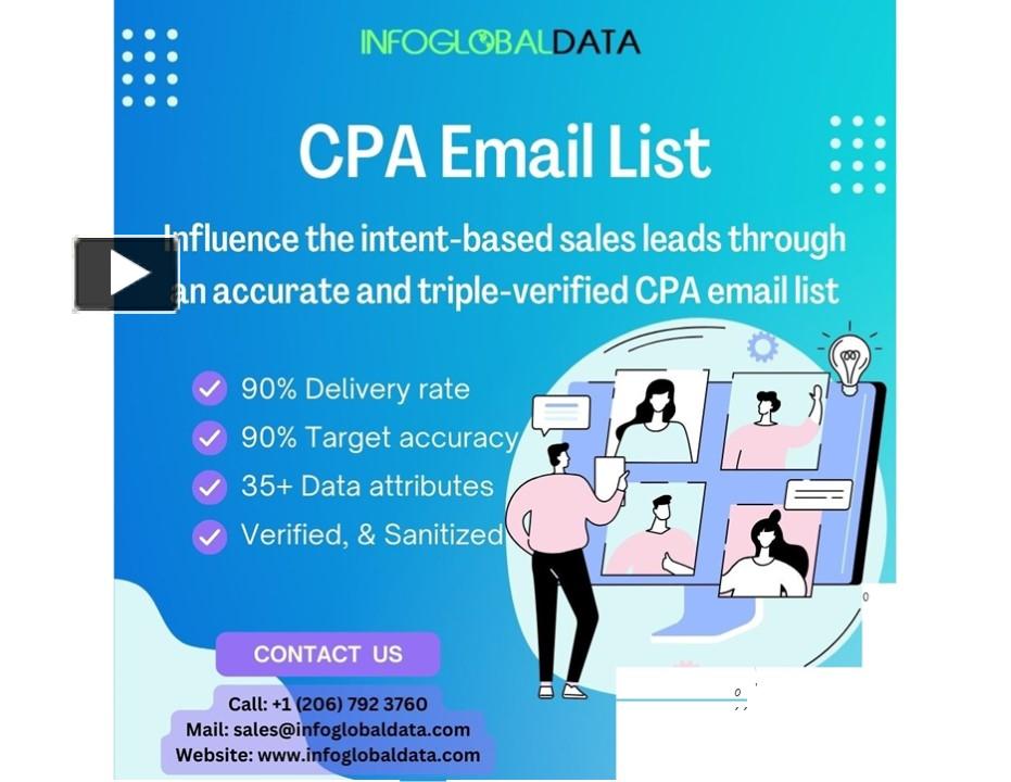 PPT – CPA Email List from InfoGlobalData Can Solve Your Lead Generation Problems PowerPoint ...