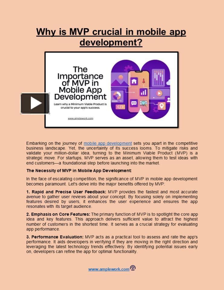 PPT – Why is MVP crucial in mobile app development? PowerPoint presentation | free to download ...