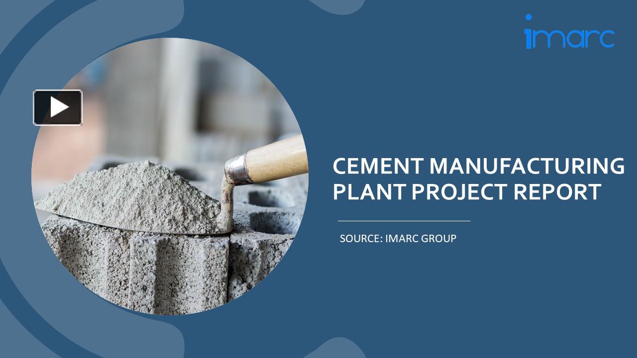 PPT – Setting Up a Successful Cement Manufacturing Unit: DPR PowerPoint presentation | free to ...