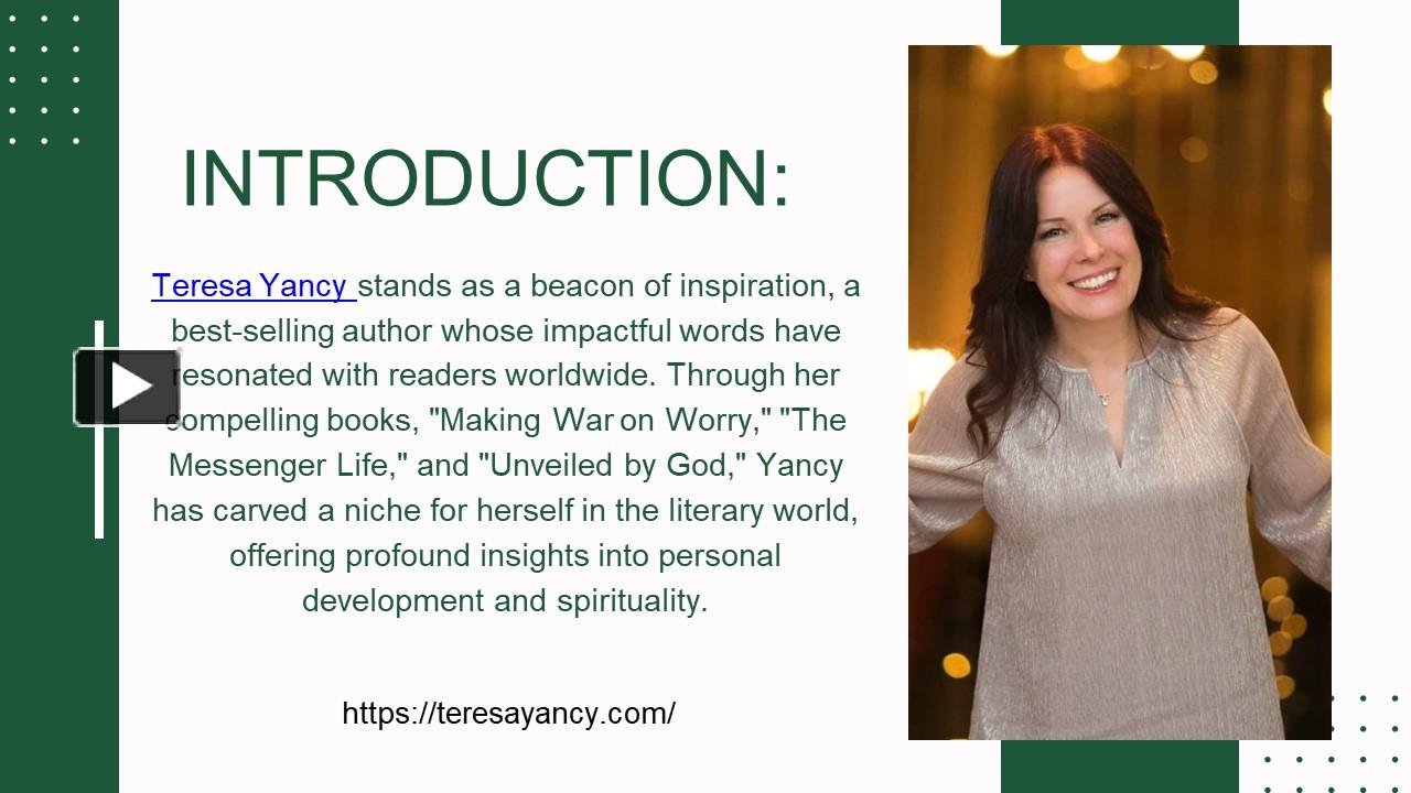 PPT – Teresa Yancy PowerPoint presentation | free to download - id: 983e8d-OTg4M