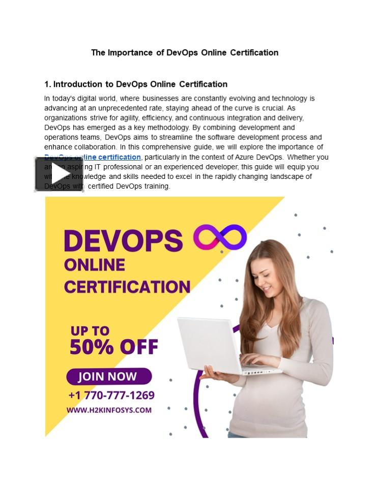 PPT – The Importance of DevOps Online Certification PowerPoint presentation | free to download ...