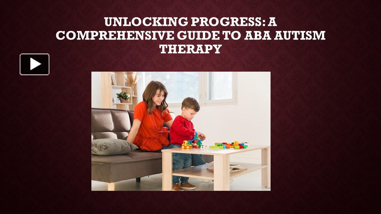 PPT – ABA Autism Therapy (2) PowerPoint presentation | free to download ...