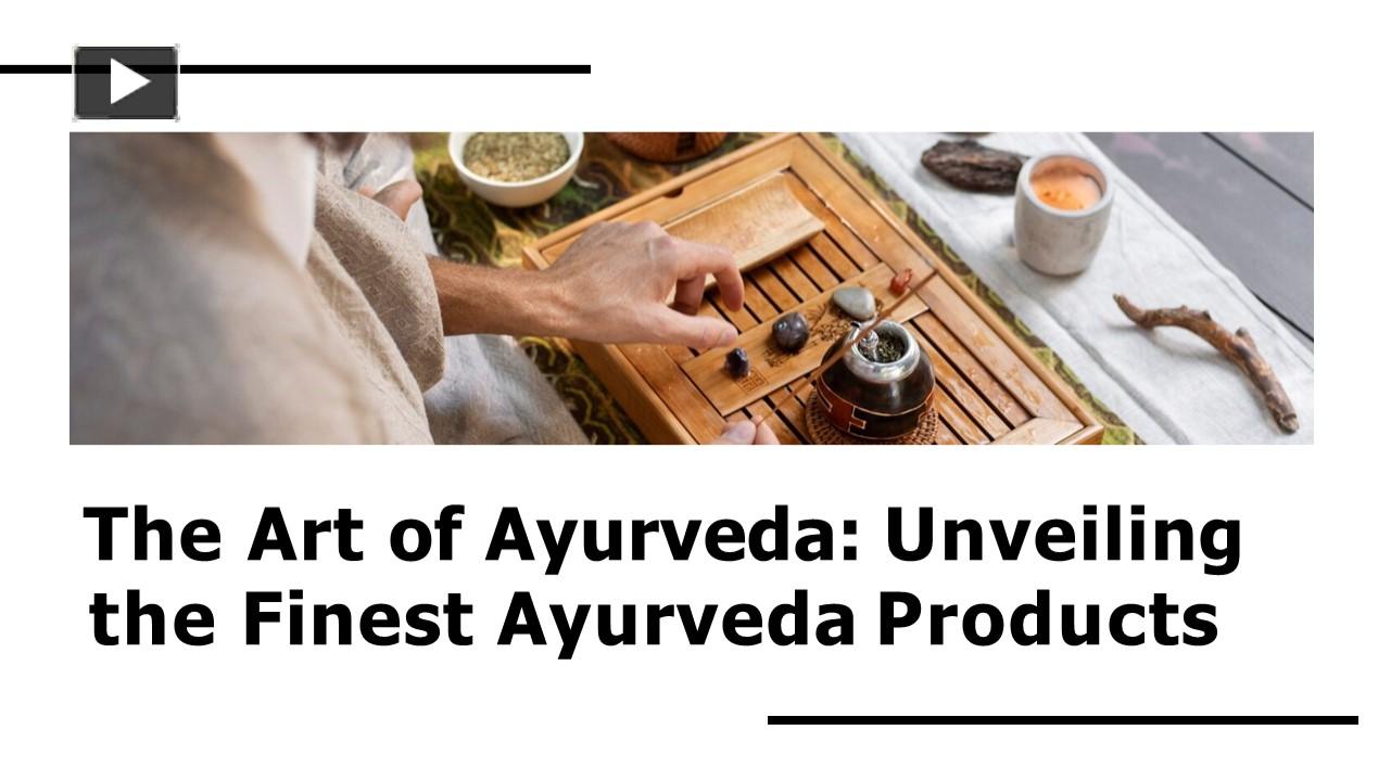 Buy ayurvedic medicines online presentation | free to download