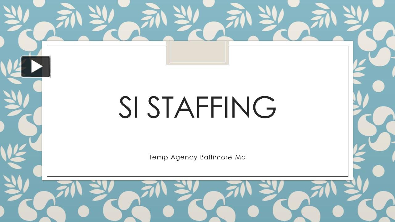 PPT – Can staffing agencies save businesses money? PowerPoint presentation | free to download ...