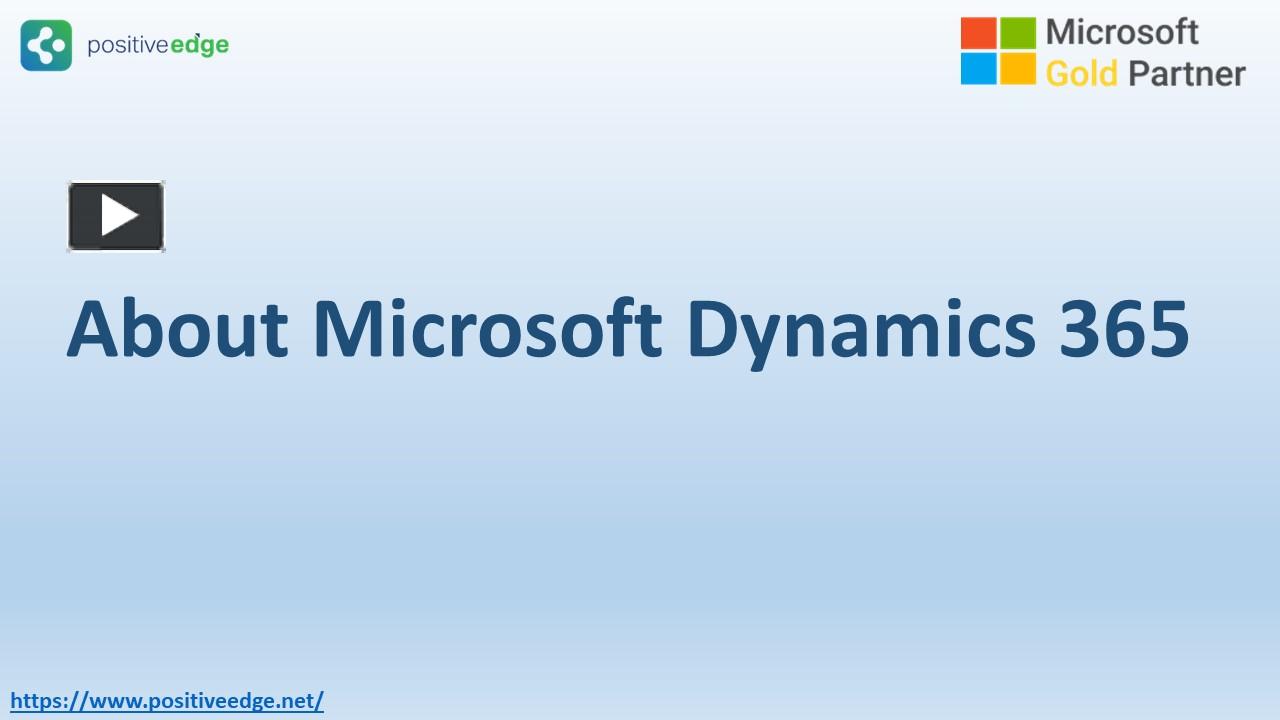 Microsoft Dynamics 365 Partner presentation | free to download