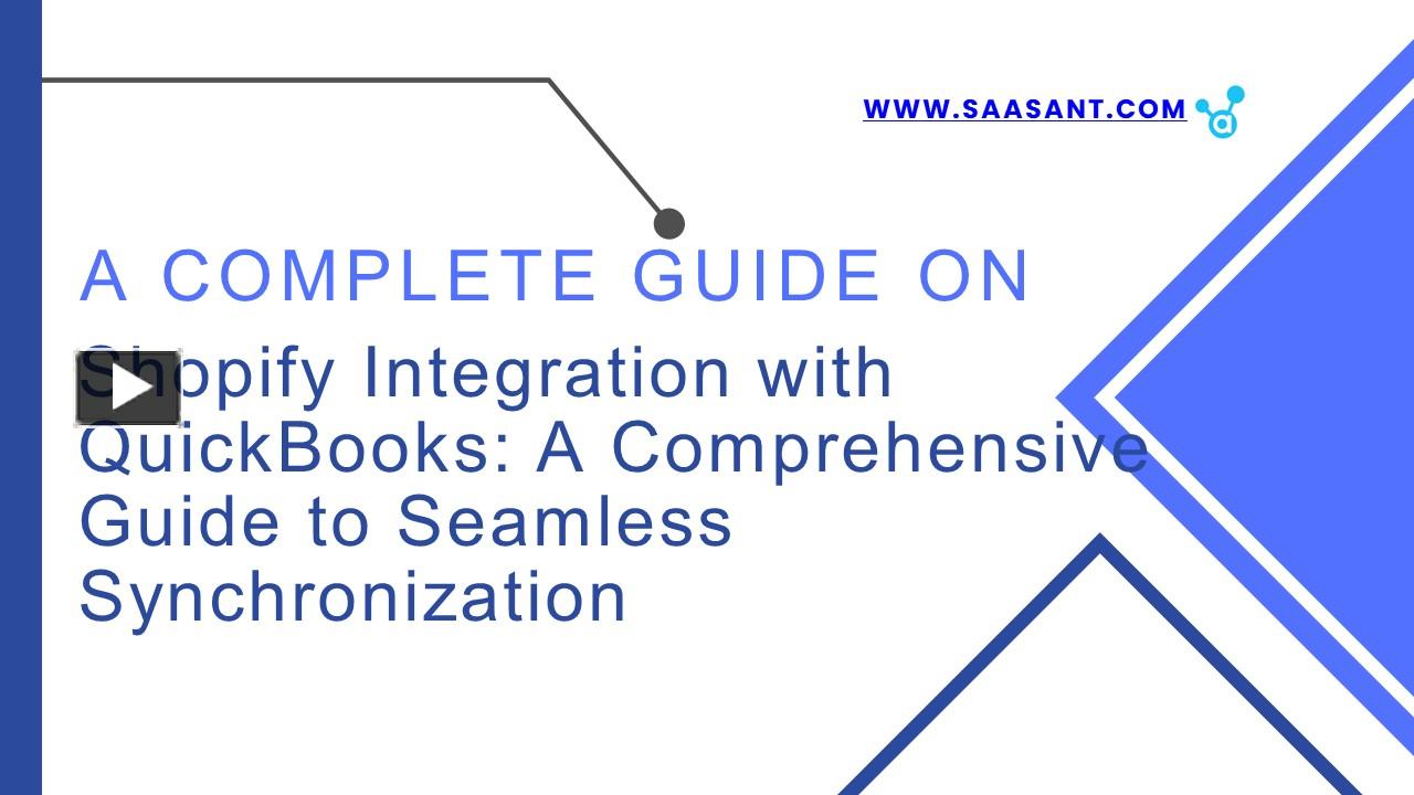 Shopify Integration with QuickBooks: A Comprehensive Guide to Seamless Synchronization ...