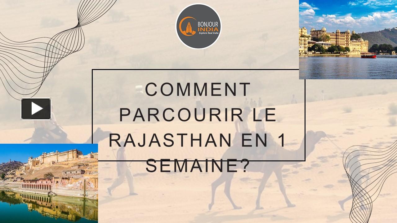 PPT – Comment parcourir le Rajasthan en 1 semaine? PowerPoint presentation | free to download ...