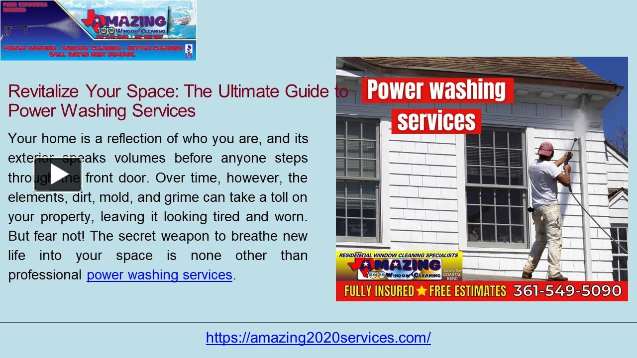 PPT – Revitalize Your Space with Precision: Power Washing Services for a Gleaming Transformation ...