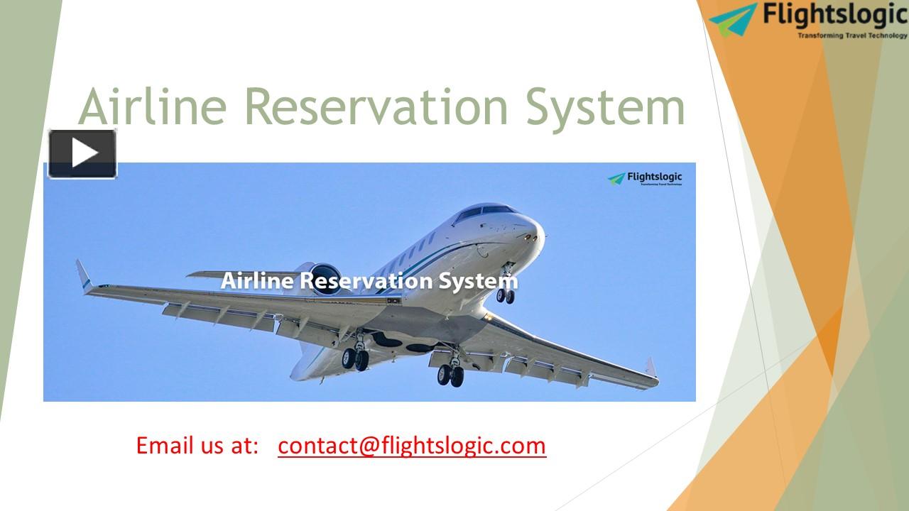 PPT – Airline Reservation System PowerPoint presentation | free to download - id: 98536c-MGIzO